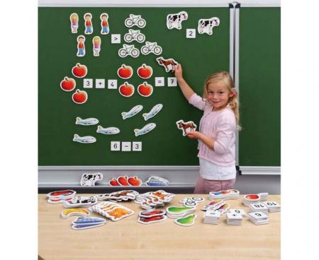 Matematica distractiva- imagini magnetice pentru numarare si calculare ...